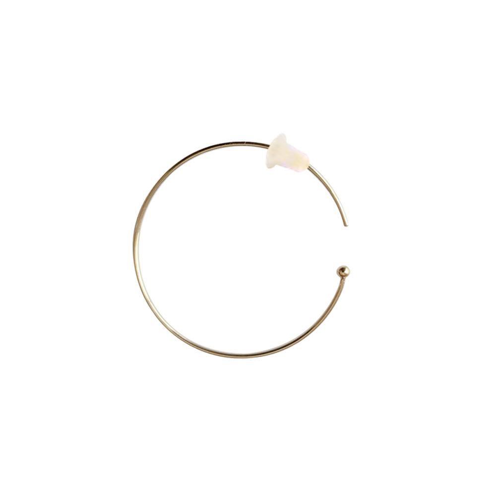 Creole Hoop 30mm 18k Gold - sold by piece – Perle de Lune